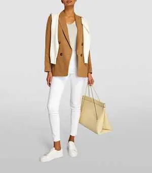 Falke Cropped-sleeve V-neck Bodysuit