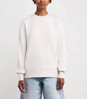Varley Doublesoft Gabriella Sweatshirt With Side Zips - Ivory