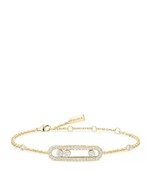 Messika Move Classique Diamond Baby Bracelet - Gold