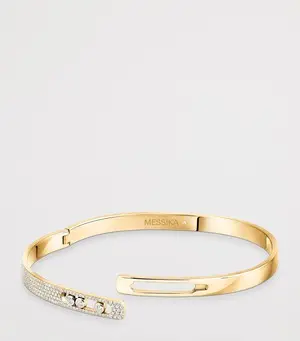 Messika Move Noa Diamond Pavé Bracelet - Gold