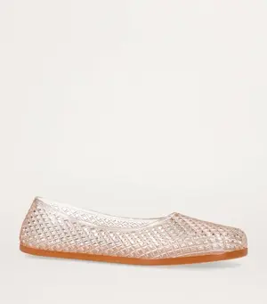 ANCIENT GREEK SANDALS Jelly Ballet Flats - Beige