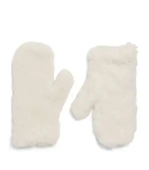 Max Mara Max Mara Alpaca-Wool-Silk Mittens White