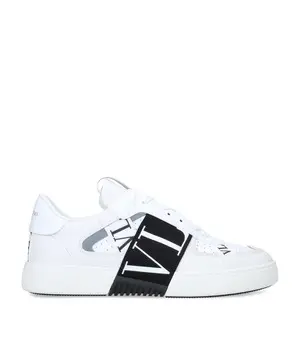 Valentino Garavani Vl7n Leather Sneakers - White