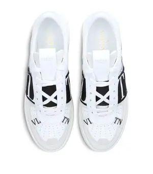 Valentino Garavani Vl7n Leather Sneakers - White