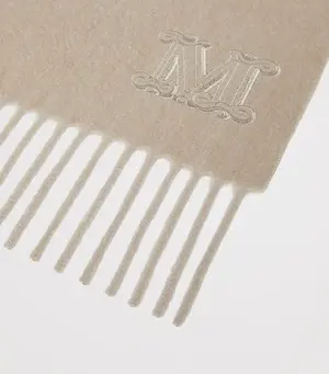Max Mara Cashmere Square Scarf - Beige
