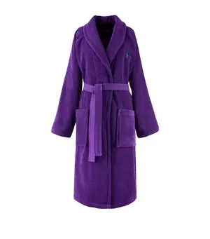 Ralph Lauren Polo Player Bath Robe Purple