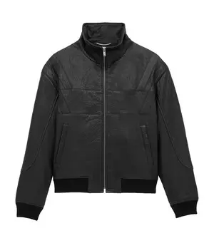 Saint Laurent Lambskin Bomber Jacket