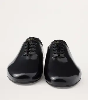 Prada Wholecut Leather Oxford Shoes