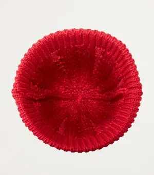 MIKI HOUSE Wool-blend Beanie - Red