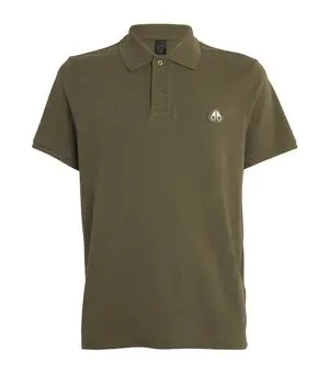 Moose Knuckles Logo Polo Shirt Green