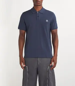 Moose Knuckles Logo Polo Shirt - Navy