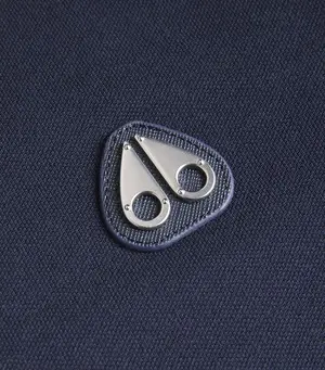 Moose Knuckles Logo Polo Shirt - Navy