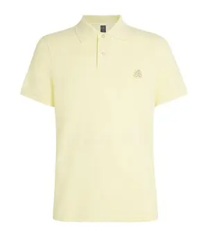 Moose Knuckles Logo Polo Shirt Yellow