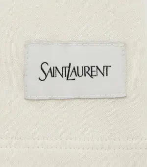 Saint Laurent Logo-patch T-shirt