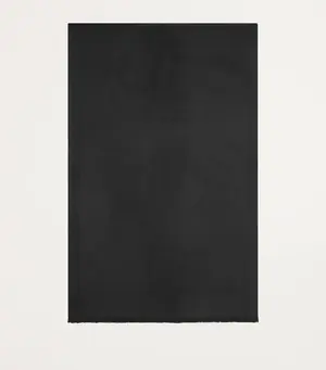 Saint Laurent Wool Logo Scarf