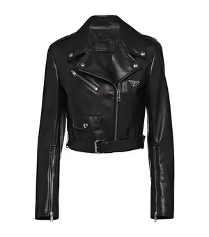 Prada Leather Biker Jacket