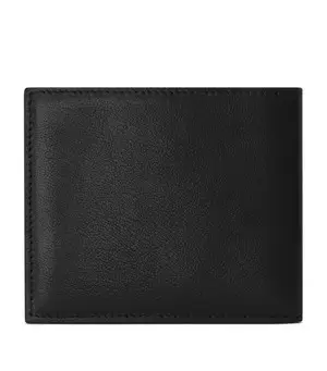 Saint Laurent Leather Bifold Wallet Black