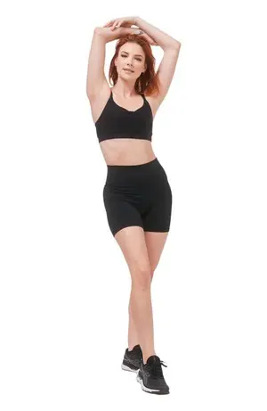 REBODY Hybrid High-waisted Shorts - Metropolis Black