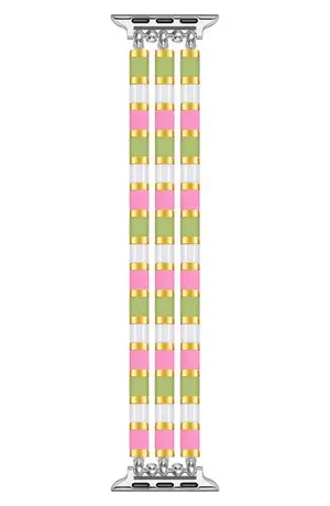 POSH TECH Slim Beaded Apple Watch® Band - Pink