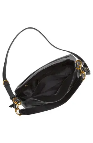 Vince Camuto Noemy Leather Shoulder Bag - Black
