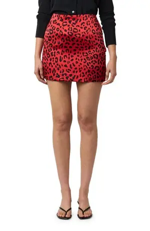 Equipment Laylin Printed Mini Skirt
