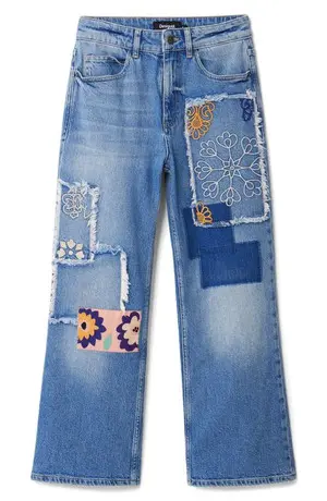 Desigual Mila Straight-leg Jeans