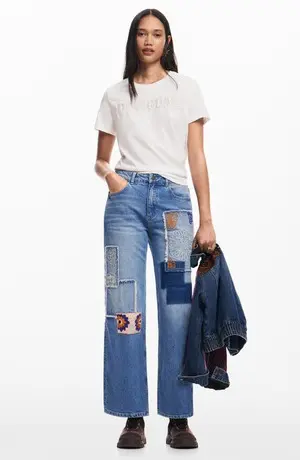 Desigual Mila Straight-leg Jeans
