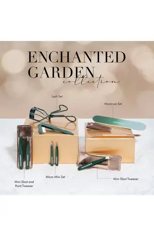 TWEEZERMAN Enchanted Garden Mini Slant Tweezer With Case - No Color