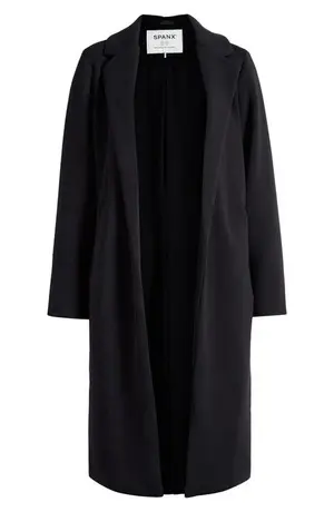 Spanx Airessentials Long Open Front Jacket - Very Black
