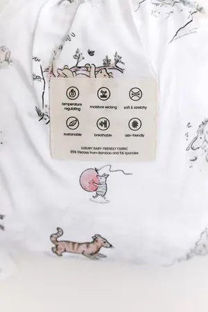 Charlie Lou Baby® Winnie The Pooh Crib Sheet