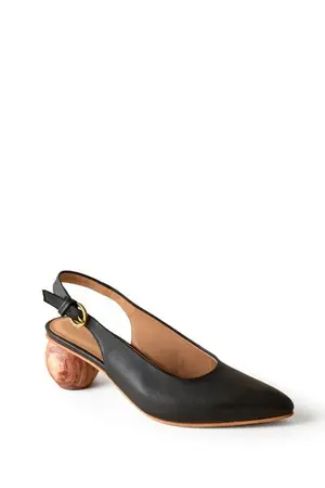 HUMA BLANCO Canela Slingback Pumps - Coal