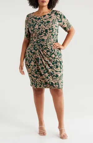 Connected Apparel Short Sleeve Day Dresses