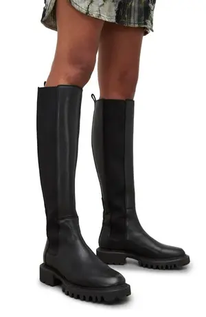 ALLSAINTS Maeve Knee High Boots - Black