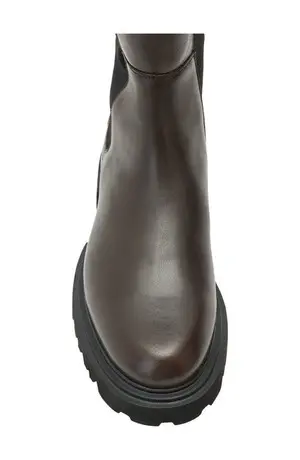 ALLSAINTS Maeve Knee High Boots - Dark Brown