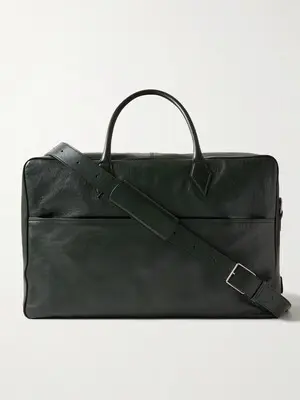 METIER Closer Full-grain Leather Weekend Bag