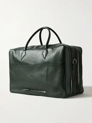 METIER Closer Full-grain Leather Weekend Bag