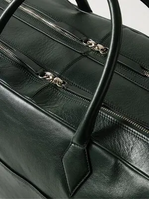 METIER Closer Full-grain Leather Weekend Bag