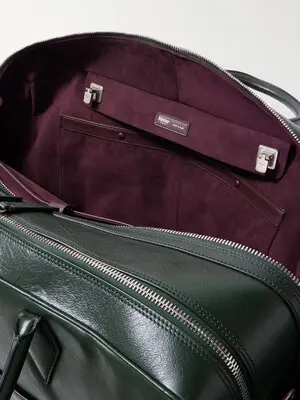 METIER Closer Full-grain Leather Weekend Bag