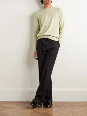 Loro Piana Slim-fit Baby Cashmere Sweater - Green