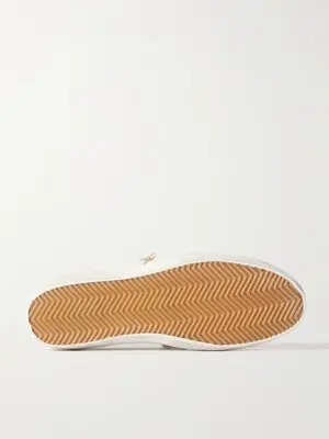 GOLDEN GOOSE Super-star Distressed Leather Sneakers - White