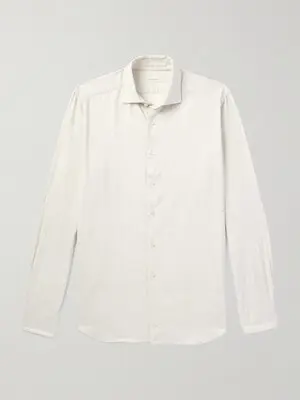 SLOWEAR Glanshirt Brushed-cotton Shirt