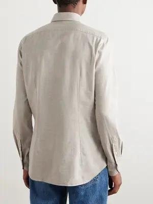 SLOWEAR Glanshirt Brushed-cotton Shirt