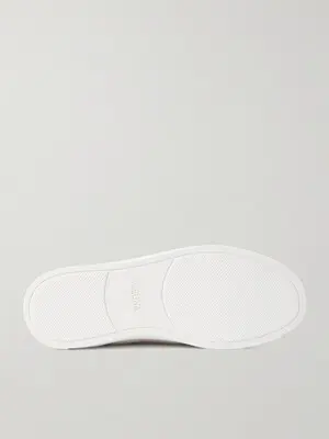 Zegna Triple Stitch™ Shearling-lined Leather Sneakers - Neutrals