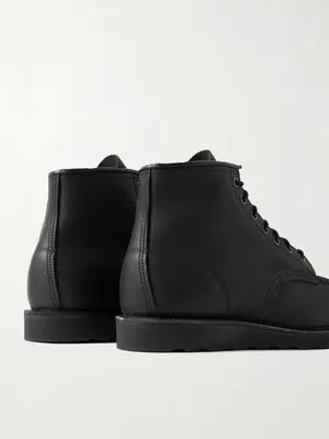 Red Wing 8074 Classic Moc Leather Boots - Black