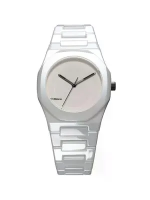 D1 MILANO Ceramic 37mm Watch - White