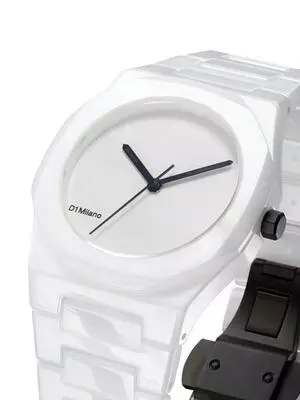 D1 MILANO Ceramic 37mm Watch - White