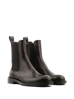 PAUL WARMER Leather Chelsea Boots