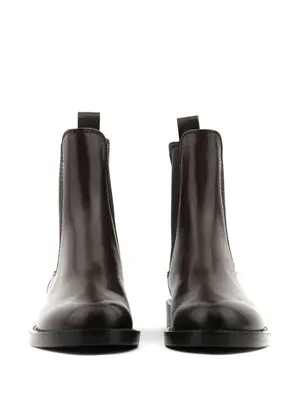 PAUL WARMER Leather Chelsea Boots