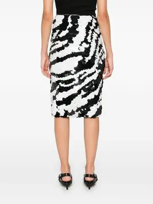 DES_PHEMMES Sequinned Midi Skirt