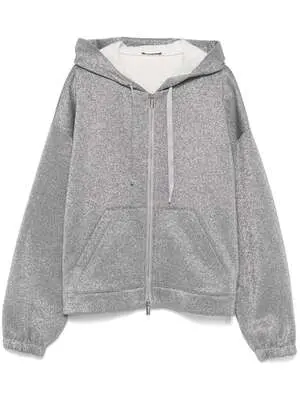 Peserico Metallic-effect Hoodie